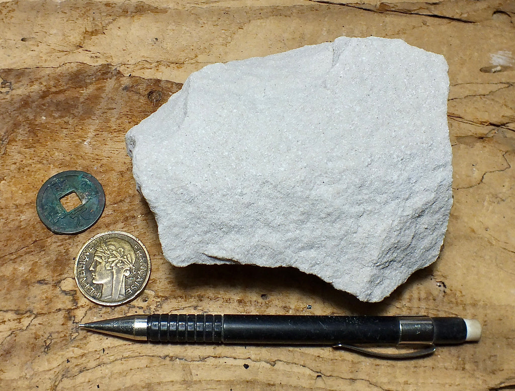 sandstone - Jurassic fine-grained white Navajo Sandstone, naturally bl ...