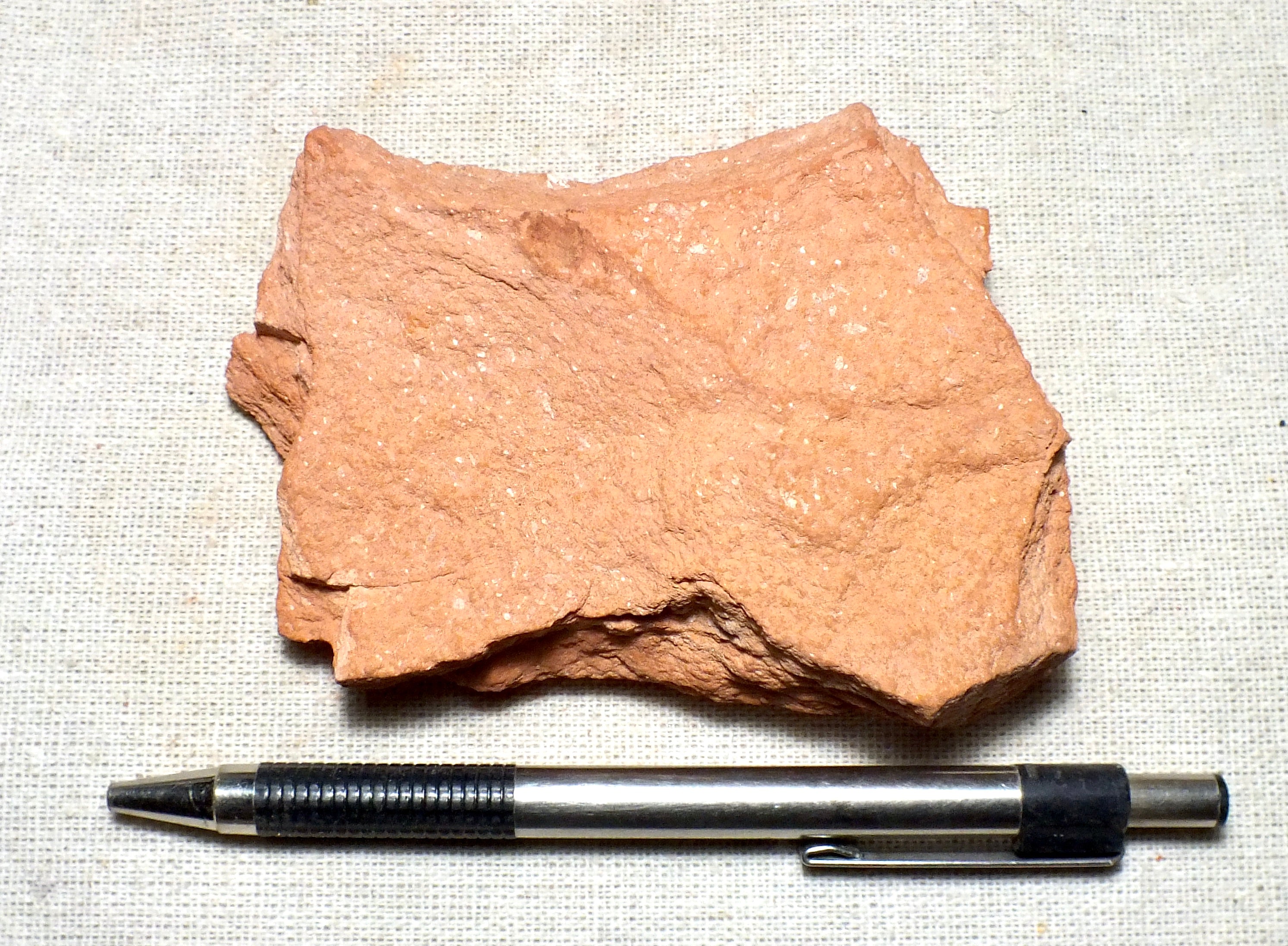 burned shale - teaching hand specimen of burned shale from the Montere ...