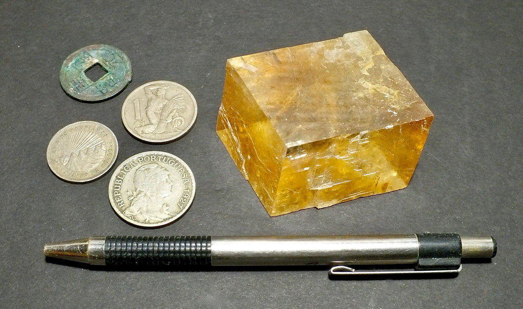 calcite - calcite cleavage rhomb from China – Geological Specimen Supply