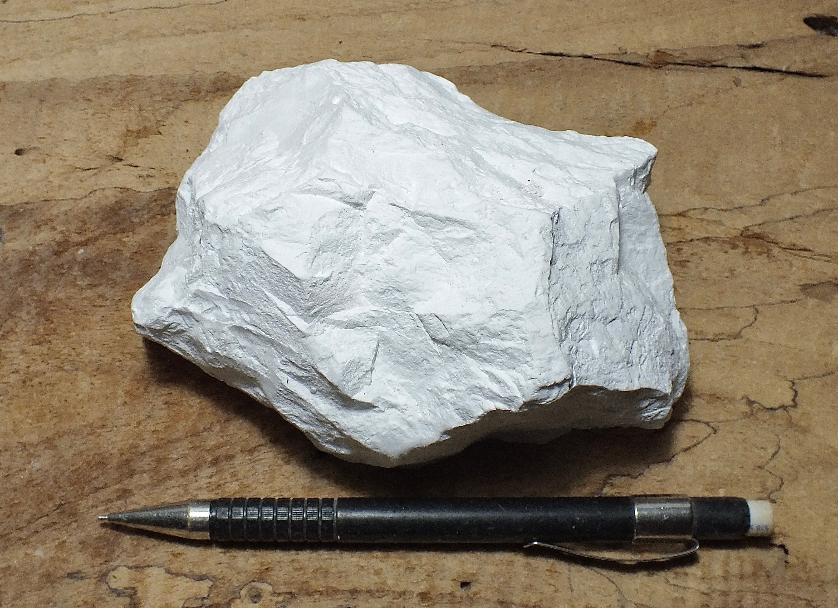 kaolinite - soft white kaolin - hand/display specimen of the primary c ...