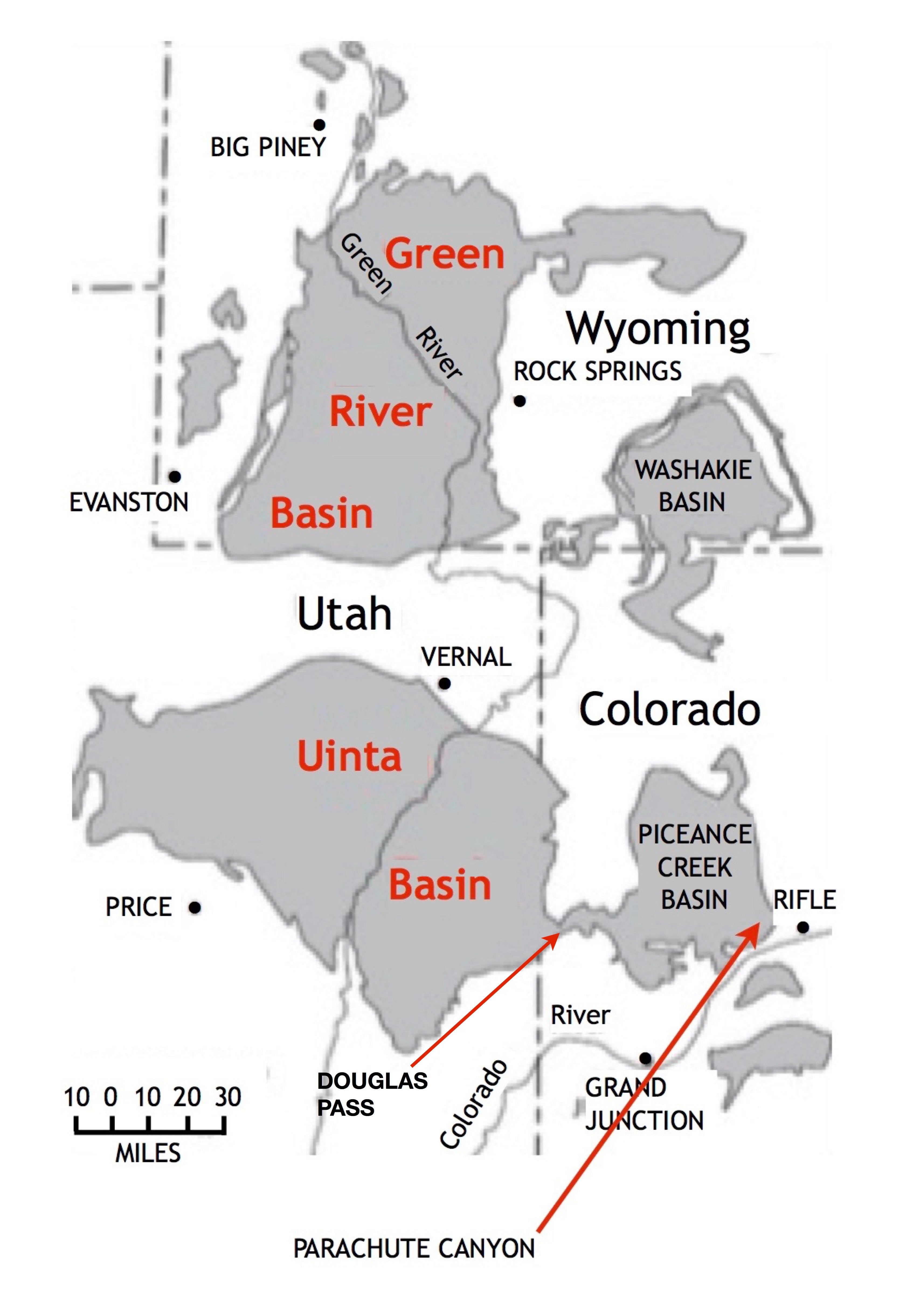 shale - hard tan shale from the Green River Formation, an Eocene lacus ...