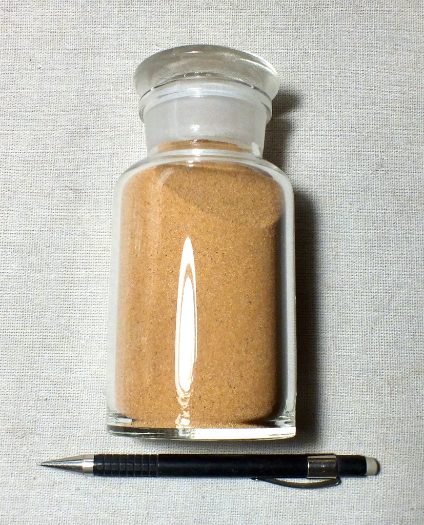 sand - orange-tan dune sand with iron-oxide coated grains derived from ...